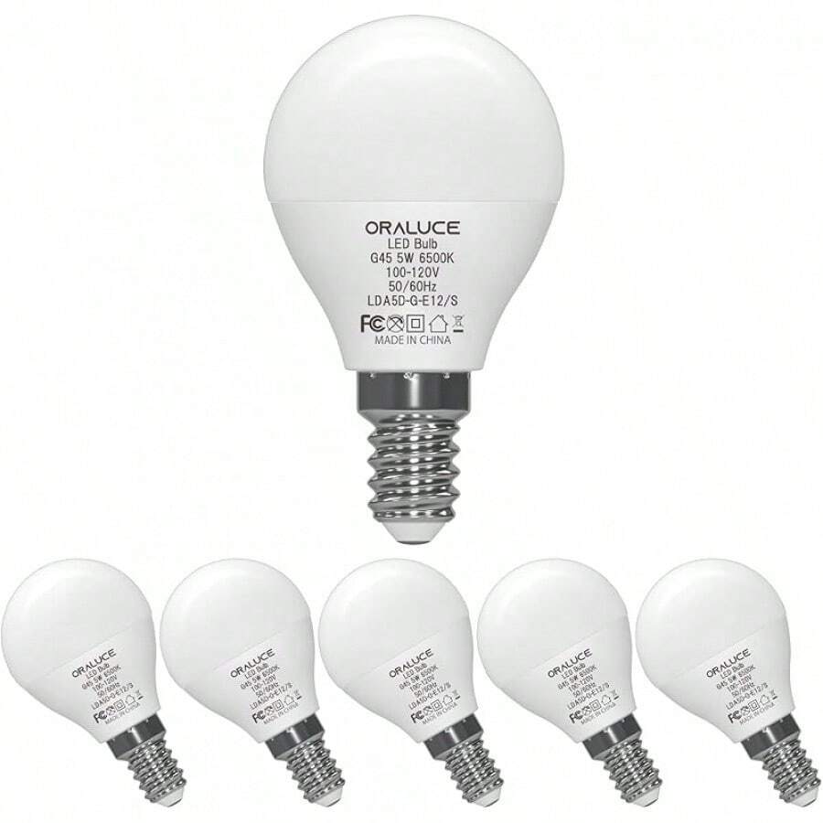 ORALUCE - E12 LED Spotlight Equivalent To 40W, Cool White 6500K, A15 ...