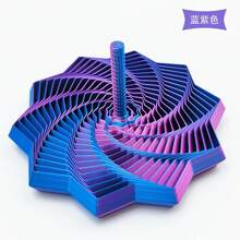 Cross-Border 3D Printed Handle Carrot Tower Illusion Stress Relief Toy ...