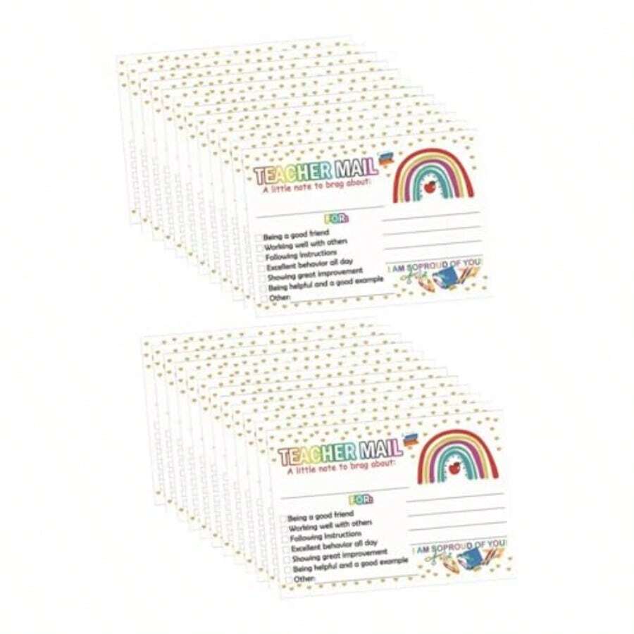 100pcs Incentive Card Postcards For Boys And Girls Classroom Decor ...