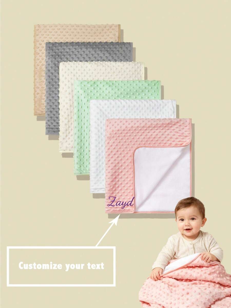 One-Piece, Embroidered Text, Customizable Text, Baby Autumn And Winter ...