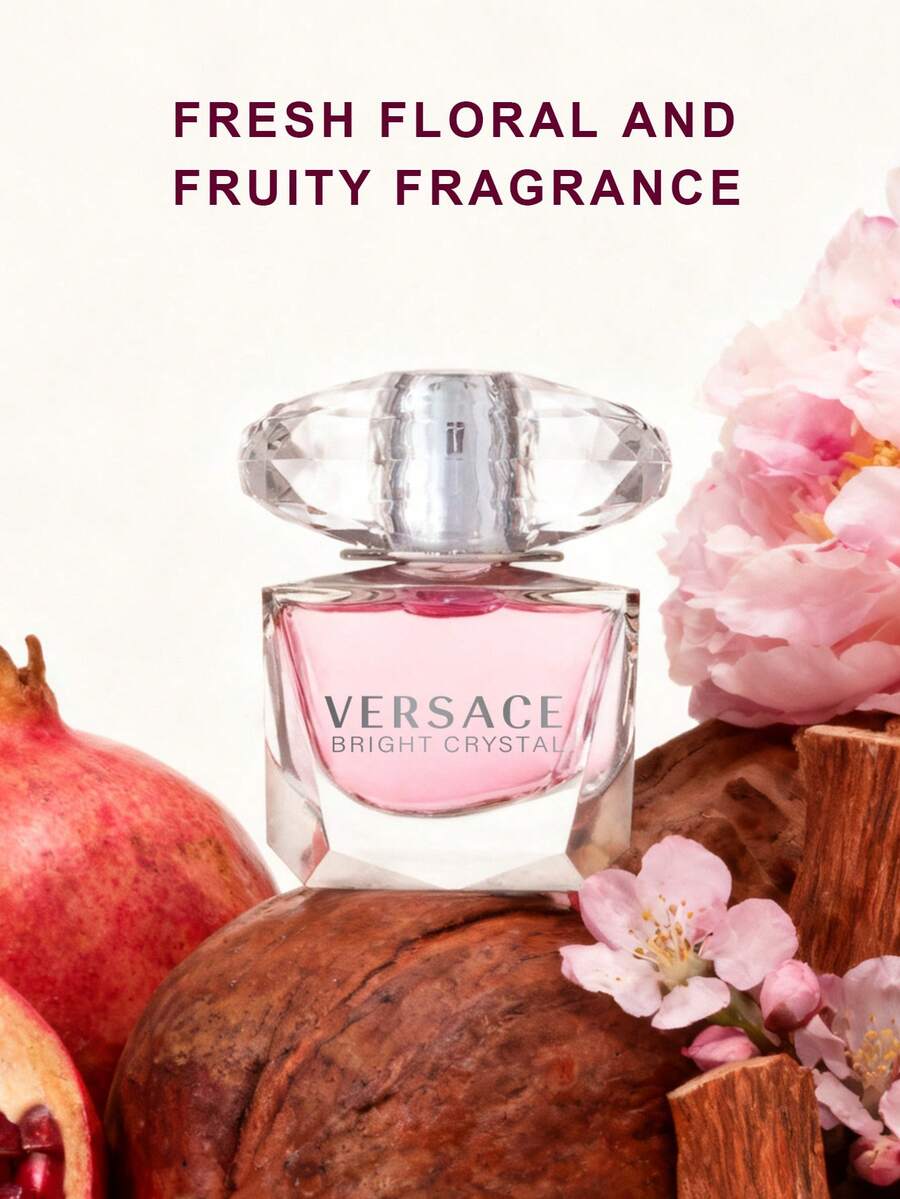 Versace Bright Crystal Eau De Toilette-Floral Fruity Perfume, Pink ...