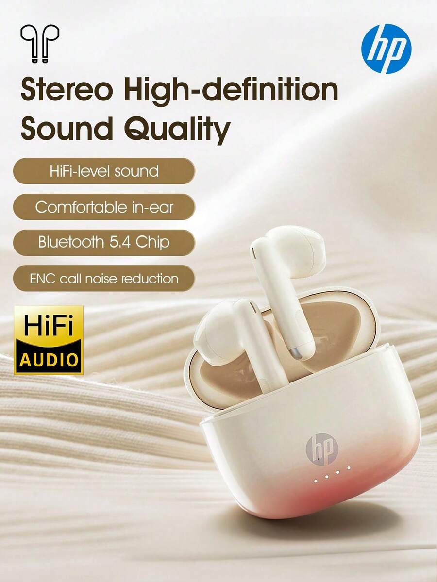 HP H10J Semi-In-Ear Bluetooth Headphones With ENC Noise Cancellation ...