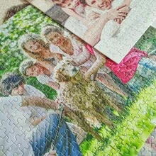 Custom Photo, With Frame Or Only Puzzles, Personalized Family ...