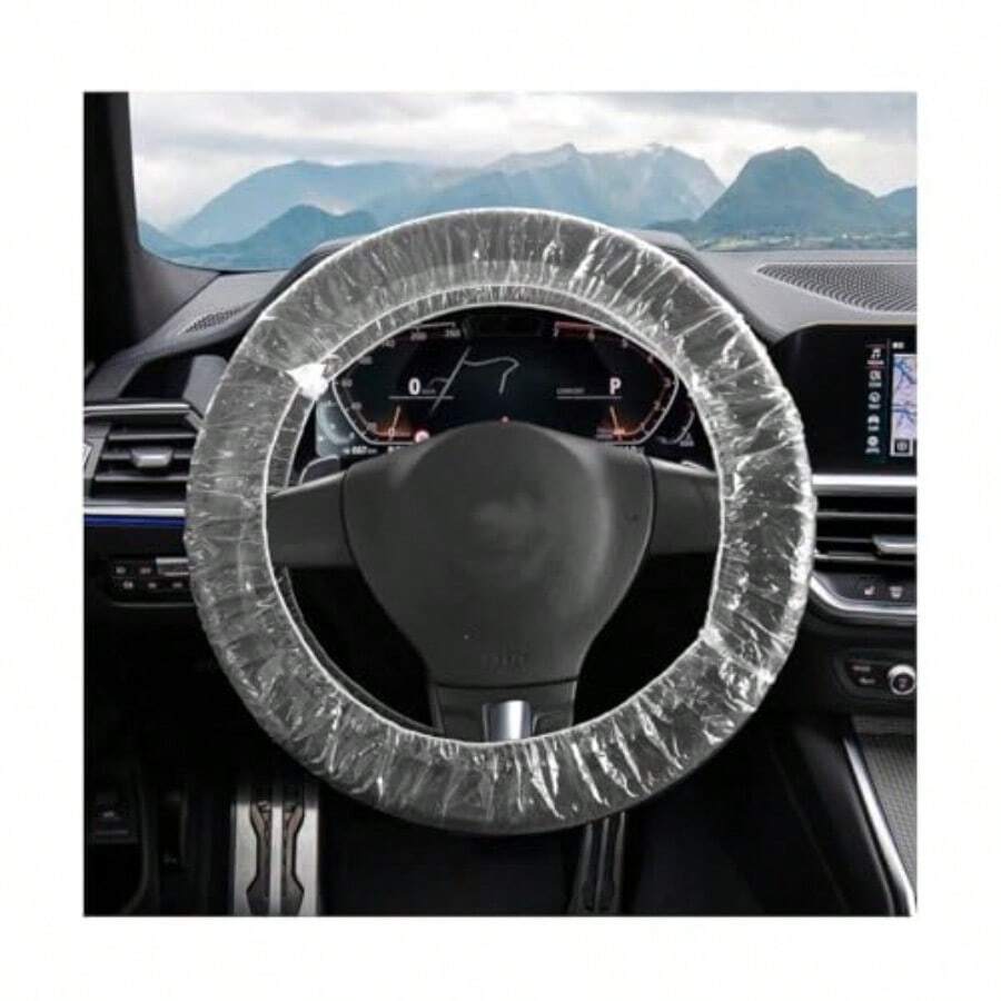 Steering Wheel Cover100PCS Disable Car Stee Weel Covers Tranrent Veicle ...