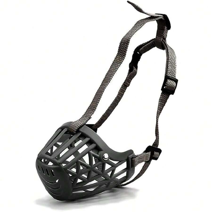 Dog Muzzle, Black Mesh, Adjustable Breathable Design For Small Dogs 15 ...