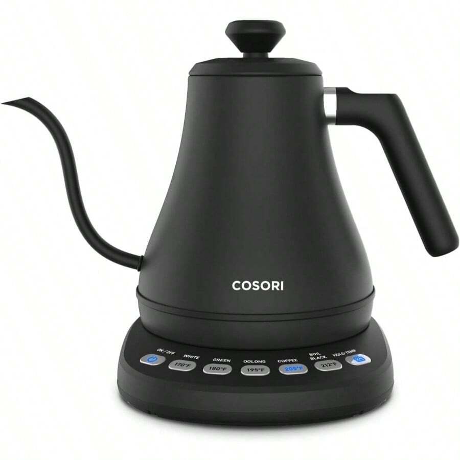 Gooseneck Kettle With 5 Temperature Control Presets, Pour Over Kettle ...