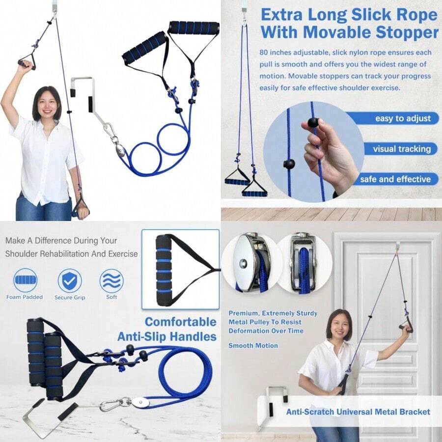 Shoulder Pulley For Physical Therapy Pulleys For Shoulder Rehab Over ...