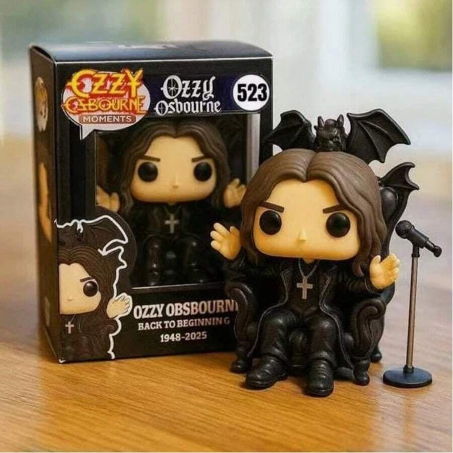 For Ozzy Moment The Final Show 2025 Osbourne Cartoon Character Model ...