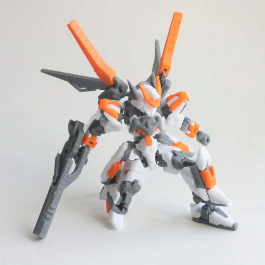 3D gedrucktes galaktisches Mecha zusammengebautes Modell, HGB Mecha ...
