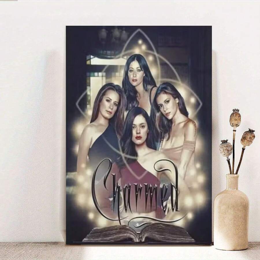 Framed Charmed Mystery TV Series Poster 7 Canvas Wall Art For Room ...