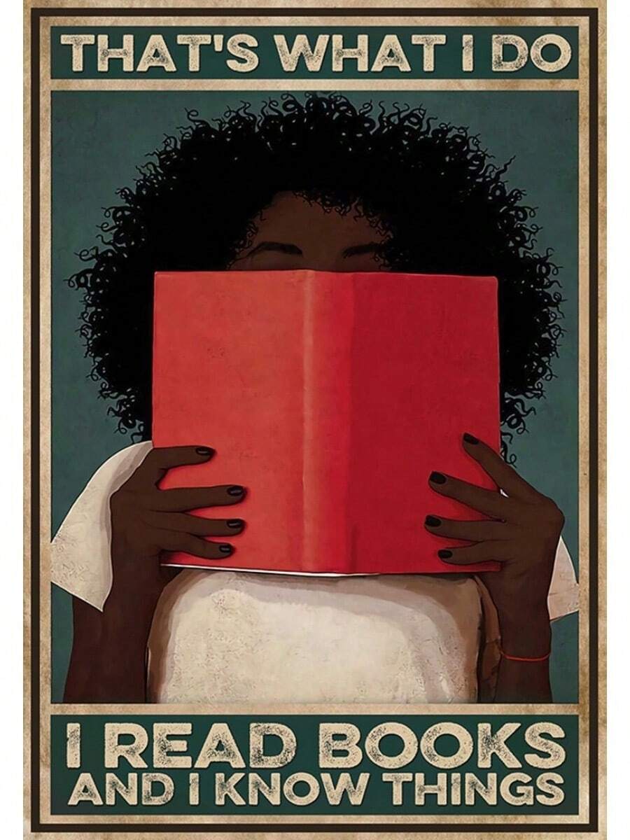 BlackS Girl That's What I Do I Read Books And I Know Things Vintage ...