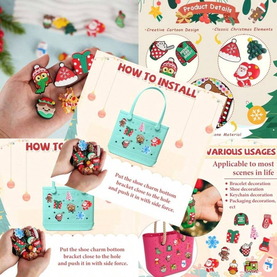 Advent Calendar 2025 Shoe Charms For Boys Girls 24 Days Christmas ...