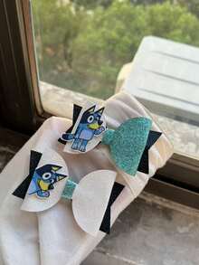 Blueys Haarclip Cartoon Bluey Bingo Hund süß Coco Rusty Muffin Haarclip ...