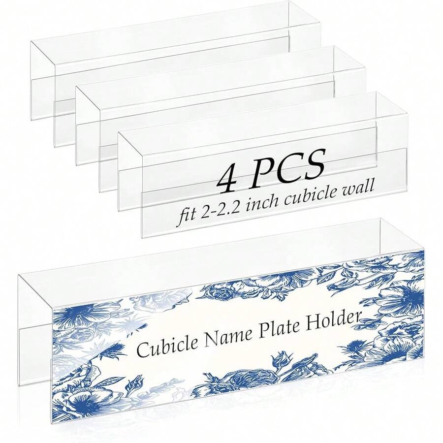 Cubicle Name Plate Holders Cubicle Name Plate Sign Holder Name Plate ...