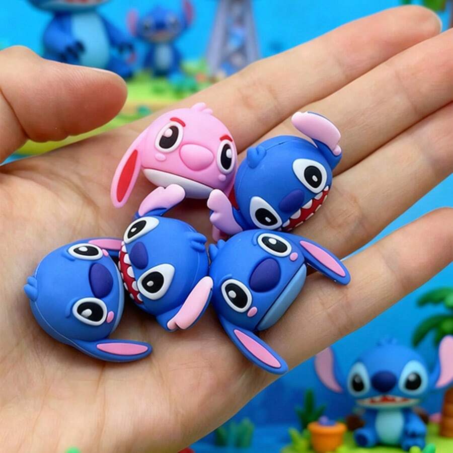 Disney 5pcs Stitch Erasers - Unique Star Design, Unisex Durable ...