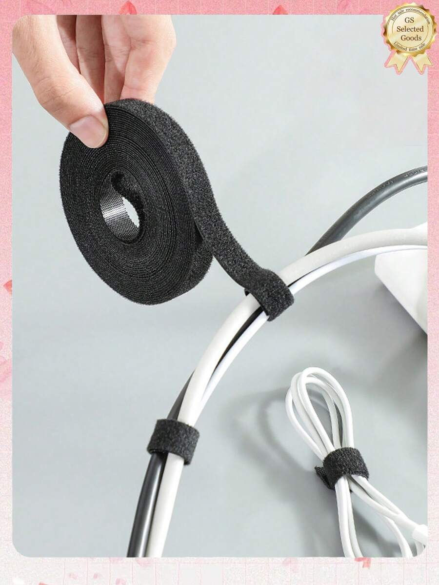 1pc 100cm/300cm/500cm Cable Organizer, Reusable Fastening Strap, Wire ...