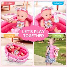 Baby Doll Bassinet Bed Backpack Playset Includes Baby Doll And Handbag ...