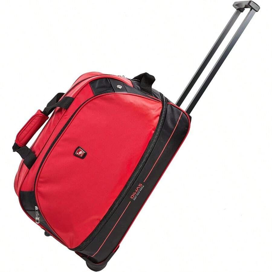 Small Rolling Duffle Bag With Wheels Travel 22 Inch Carry On Luggage ...