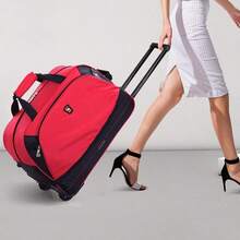 Small Rolling Duffle Bag With Wheels Travel 22 Inch Carry On Luggage ...