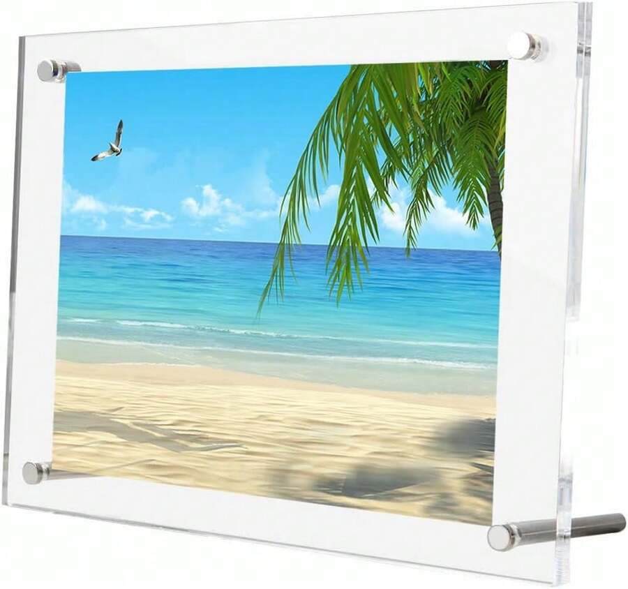 TKD9400-A4-2x Acrylic Display Frame For A4 Format, Transparent Crystal ...