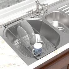 Over Sink Counter Top Stainless Steel Dish Drainer Drying Rack, | SHEIN ...