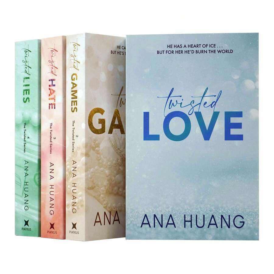 Twisted Series 4 Books Collection Set (Twisted Love, Twisted Games ...