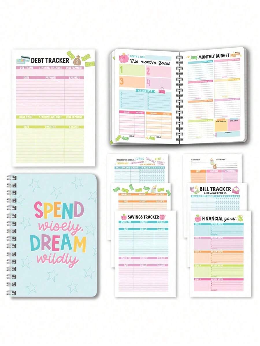 2025-2026 Budget Planner, 1 Piece, Calendars And Planners, Hadley ...
