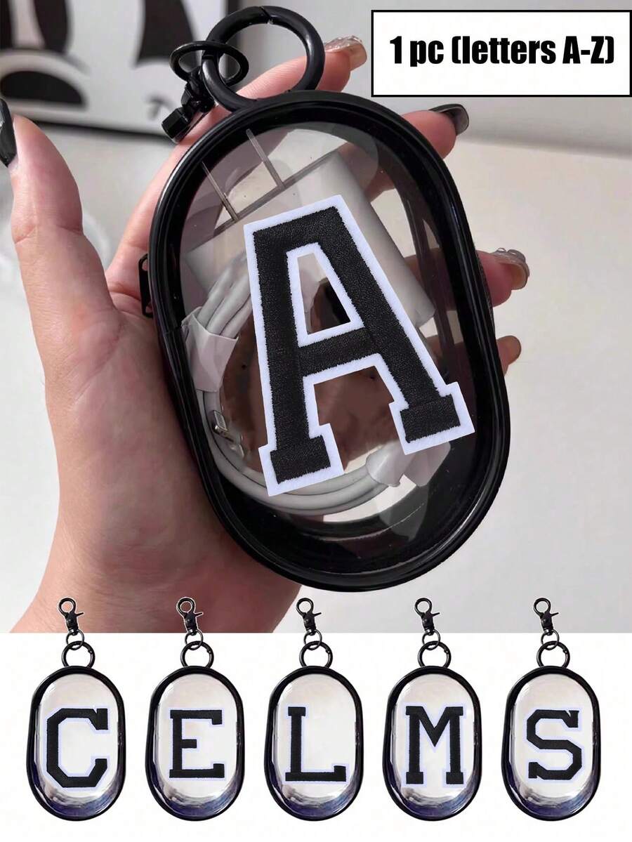 Portable Mini Transparent Zipper Storage Bag,Black Whute Towel ...