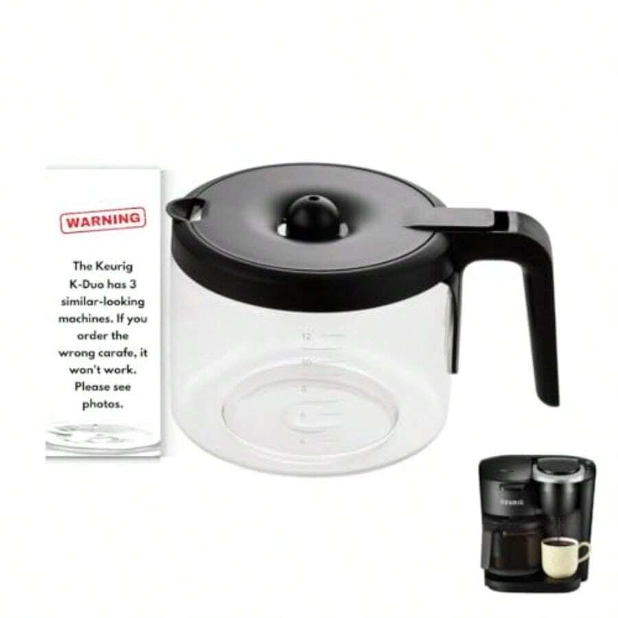 Replacement 12Cup Coffee Pot Carafe For KDuo Essentials KDuo Essentials ...