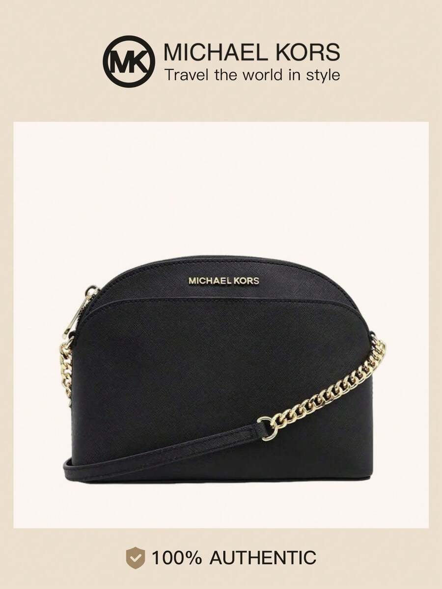 Michael Kors Jet Set Travel Medium Logo Dome Crossbody Bag For Women ...