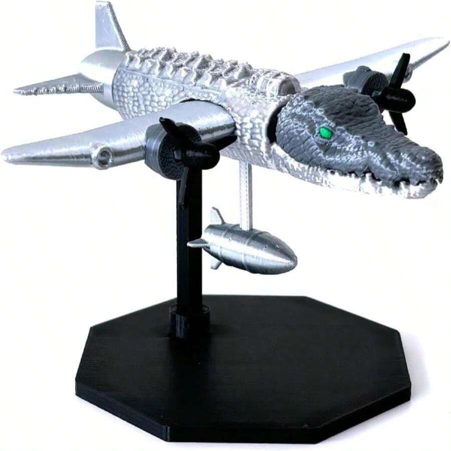 ZVLINMVAM Bombardiro Crocodilo Collectible Figurine 3D Printed Poseable ...