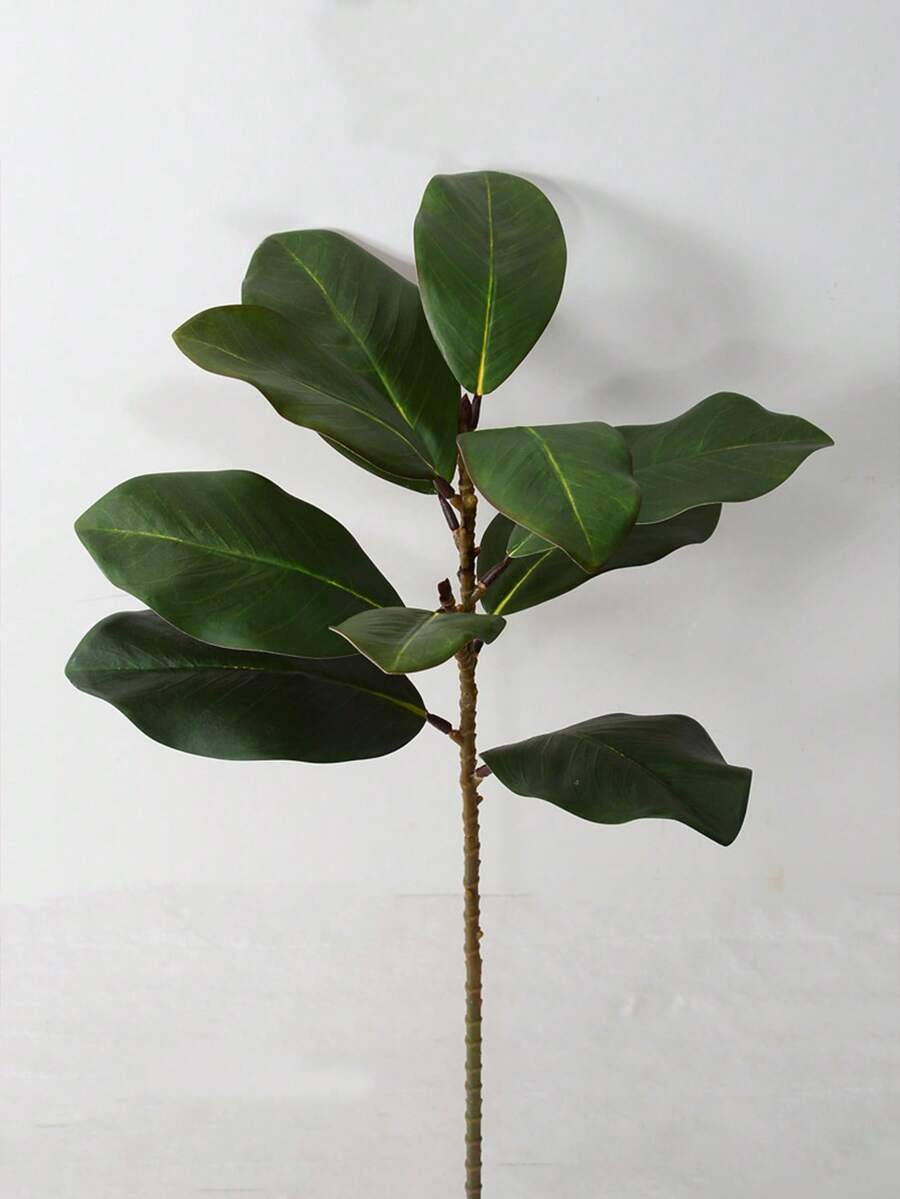 1pc Faux Magnolia Leaf, European Style Ins 3-Prong Magnolia Leaf, 10 ...