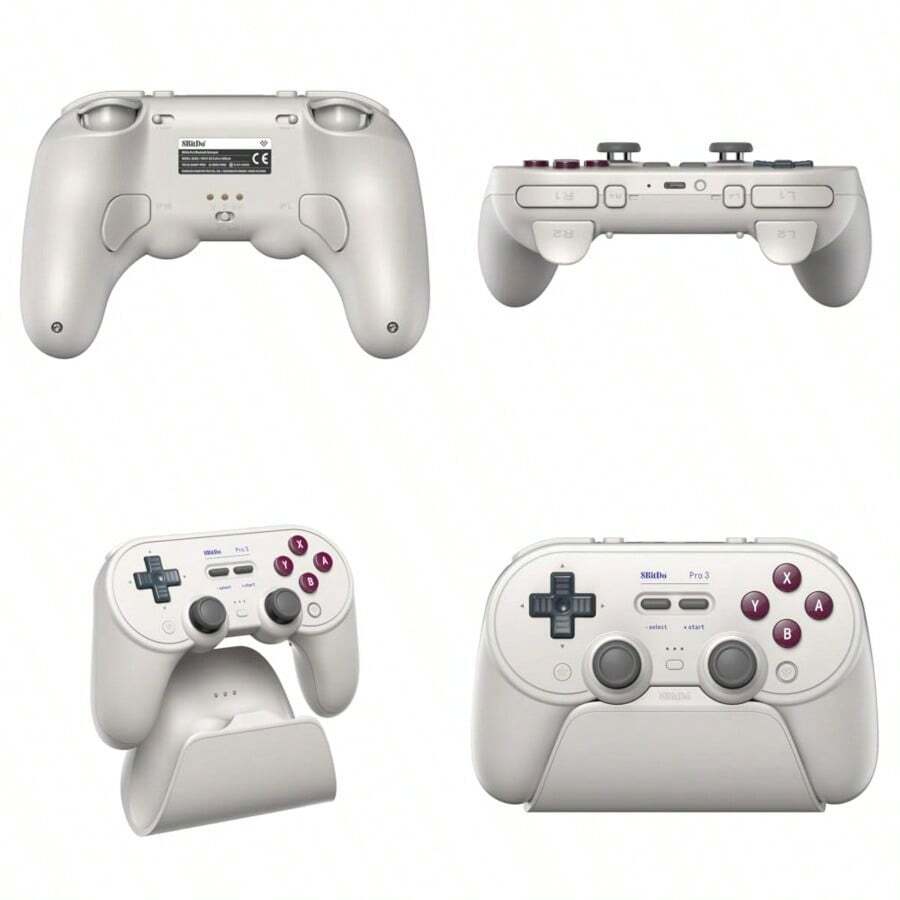 8BitDo Pro 3 Bluetooth Controller For Switch Switch 2 TMR Joysticks Swappable ABXY Buttons Pro ...