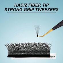 HADIZ Set Of 4 Diamond Grip Eyelash Extensions Tweezers Japanese ...