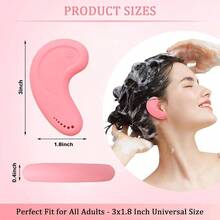 Cubiertas de oído de silicona para secador de pelo y ducha - Par ...