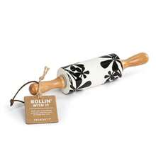 ZZXC Demdaco Rolling Pin For Cooking And Baking 9 Inch Ceramic ...