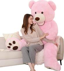 Smiling Teddy Bear, 39inch Large Stuffed Animal Bears With Big ...