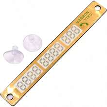 SUV Car Temporary Stop Sign Parking Sticker Card Telephone Number Card ...