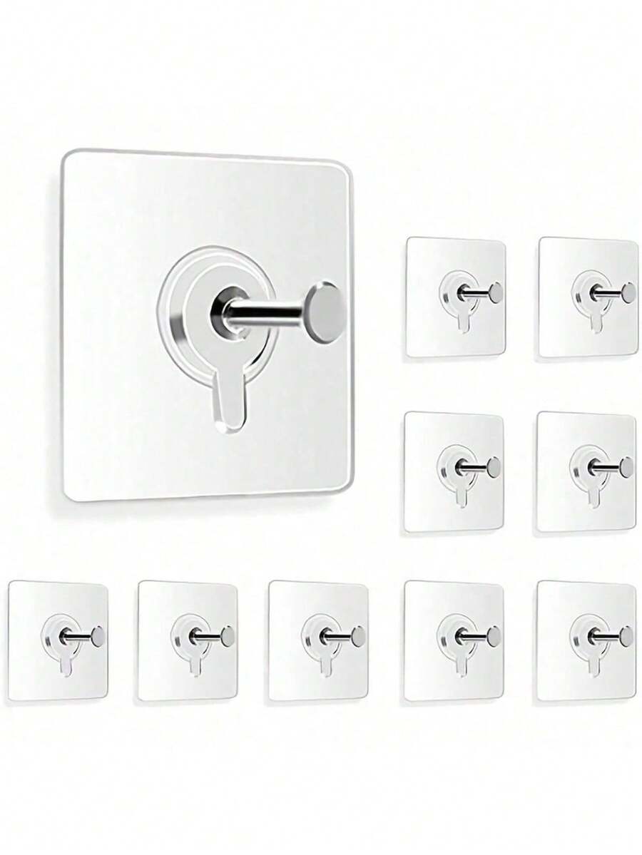 Conjunto de 40 ganchos adesivos reforçados, multiuso, sem necessidade ...