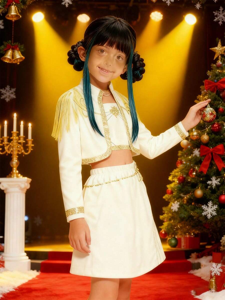 Christmas Kpop Costume For Girls K Pop Stars Vocal Stage Outfits Idol ...