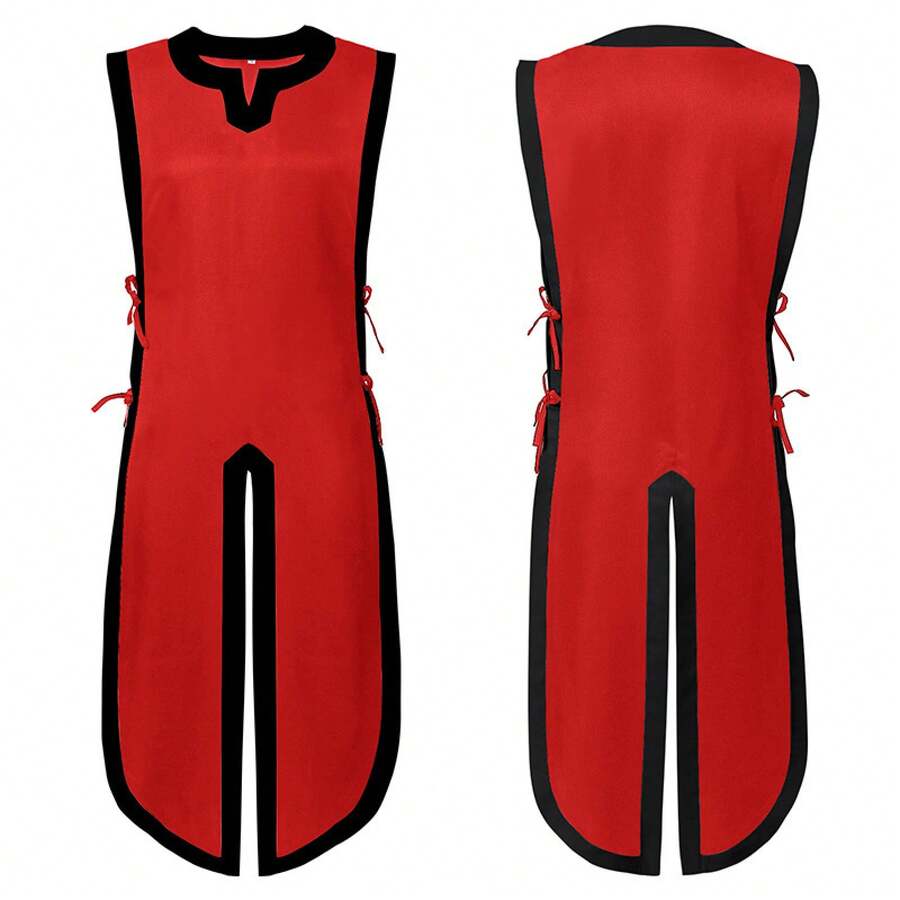 European And American Halloween Knights Templar Medieval Long Robe Vest ...