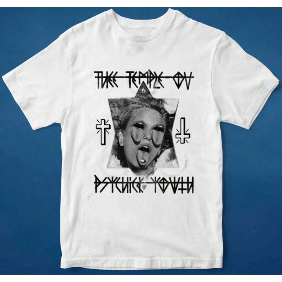 The Temple Ov Psychick Youth TShirt | Mode de Mujer | SHEIN España