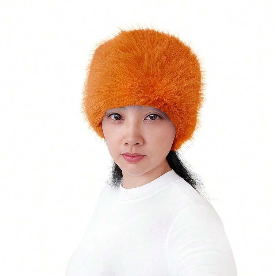 Lina & Lily Women's Winter Headband Head Ear Warmer Long Pile Faux Fur ...