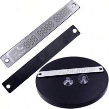 SUV Car Temporary Stop Sign Parking Sticker Card Telephone Number Card ...