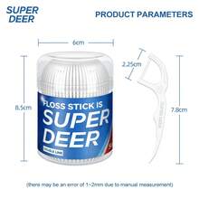 Super deer SUPER DEER Classico Filo interdentale a doppio filo, 50 ...