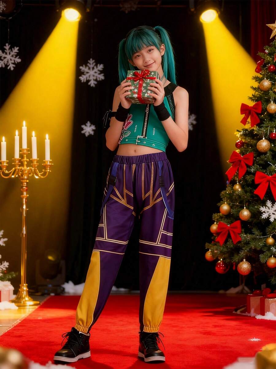 Christmas Kpop Costume For Girls K Pop Stars Vocal Stage Outfits Idol ...
