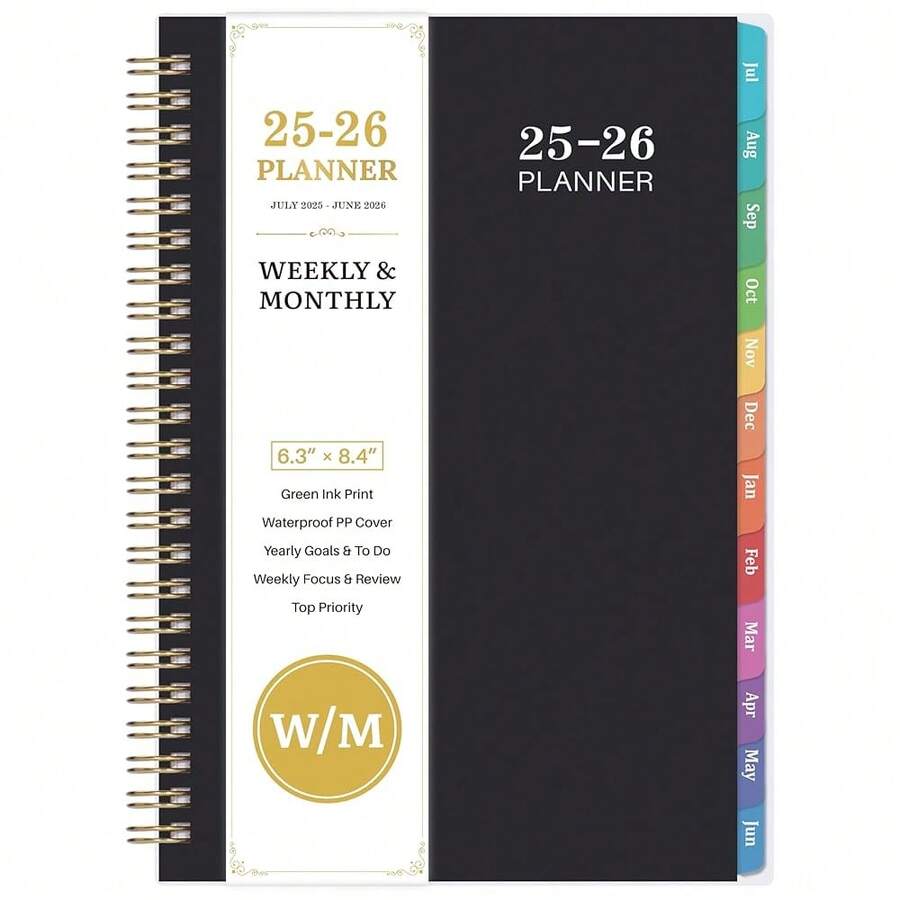 2025-2026 Planner - JUL 2025 -JUN 2026, 2025-2026 Daily Weekly And ...