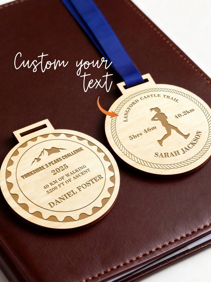 Personalised Engraved Wooden School Medals | School Medal L Children ...