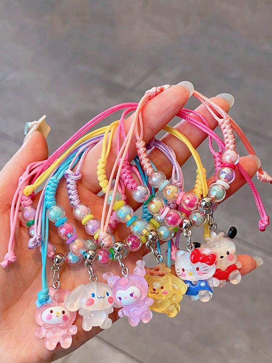 Sanrio New Kuromi Bracelet, Sanrio Jewelry, Cute Cartoon Wristband ...
