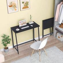 Folding Desk, Small Foldable Desk 31.5 Small Spaces, Space Saving ...